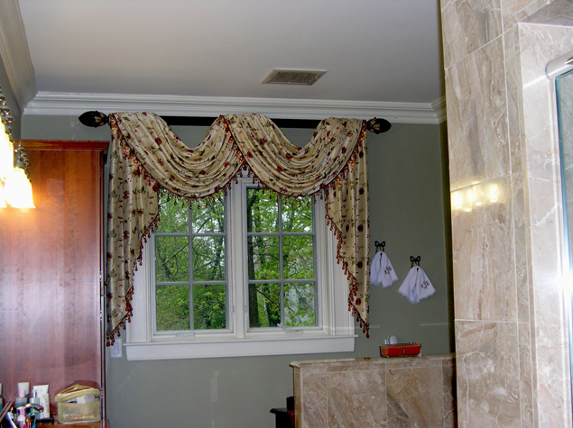 Draperies, Drapery Panels, Top Treatments Burlington, Boston, Bedford MA